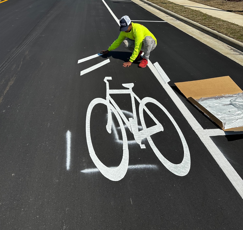 Road and Traffic Markings - Poole Paving | Asphalt and Concrete Paving